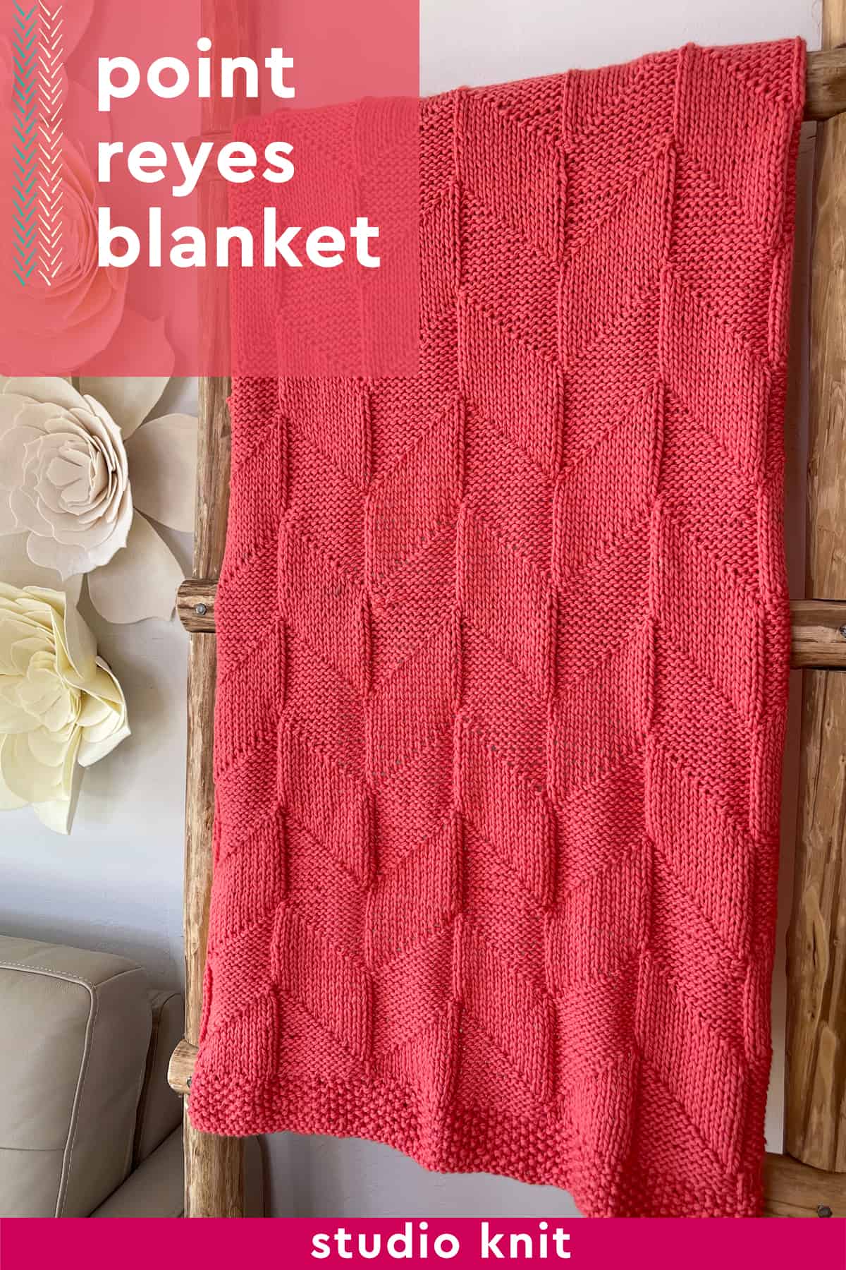 Point Reyes Knitted Blanket Pattern - Studio Knit