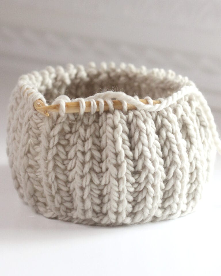 Fisherman's Rib Knit Stitch Pattern - Studio Knit