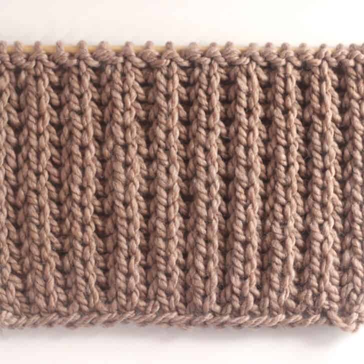 Fisherman's Rib Knit Stitch Pattern - Studio Knit