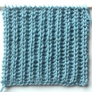 Fisherman's Rib Knit Stitch Pattern - Studio Knit