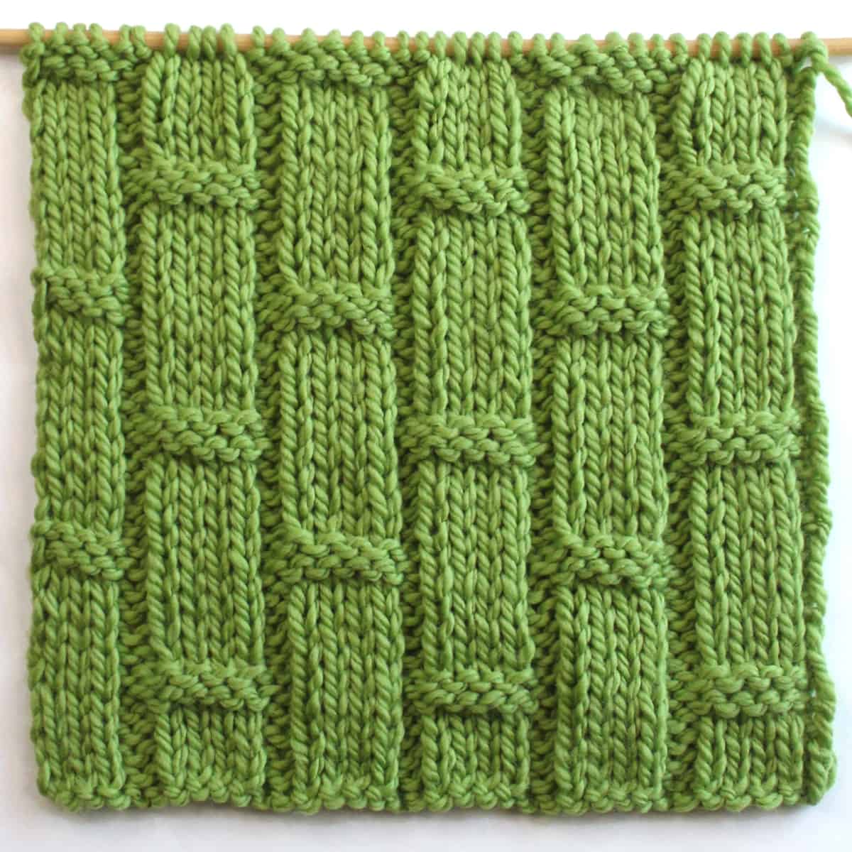 2x2 Rib Stitch Knitting Pattern for Beginners - Studio Knit