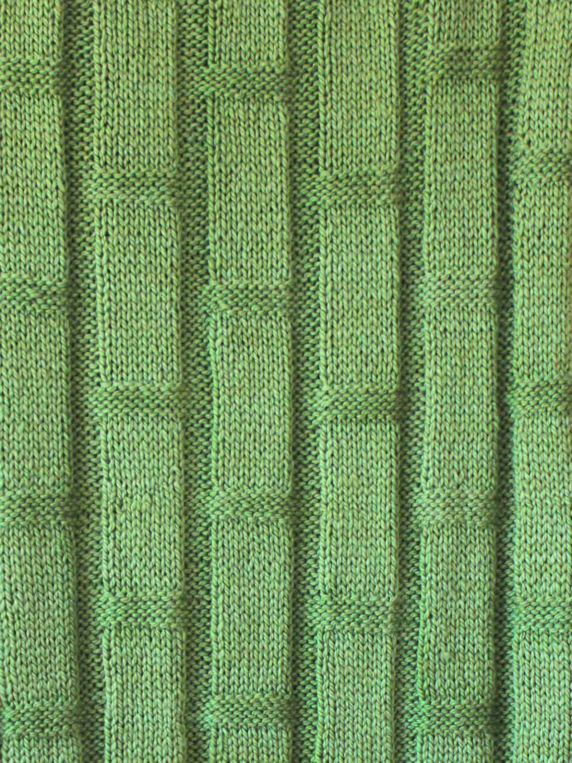 Bamboo Forest Blanket Knitting Pattern - Studio Knit