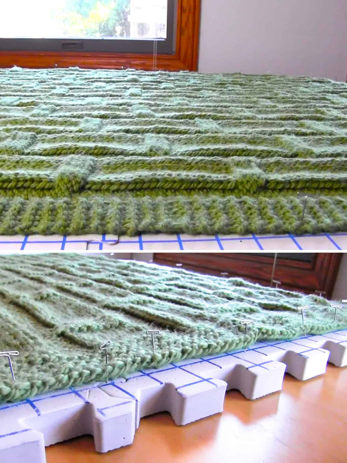 Bamboo Forest Blanket Knitting Pattern - Studio Knit