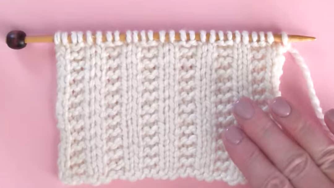Garter Ribbing Stitch Knitting Pattern - Studio Knit
