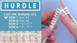 Hurdle Stitch Knitting Pattern for Beginners - Studio Knit