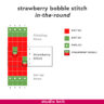 Strawberry Bobble Stitch Knitting Pattern – Studio Knit