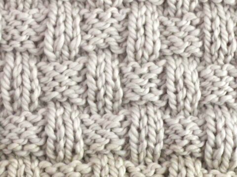 Hurdle Stitch Knitting Pattern for Beginners – Studio Knit