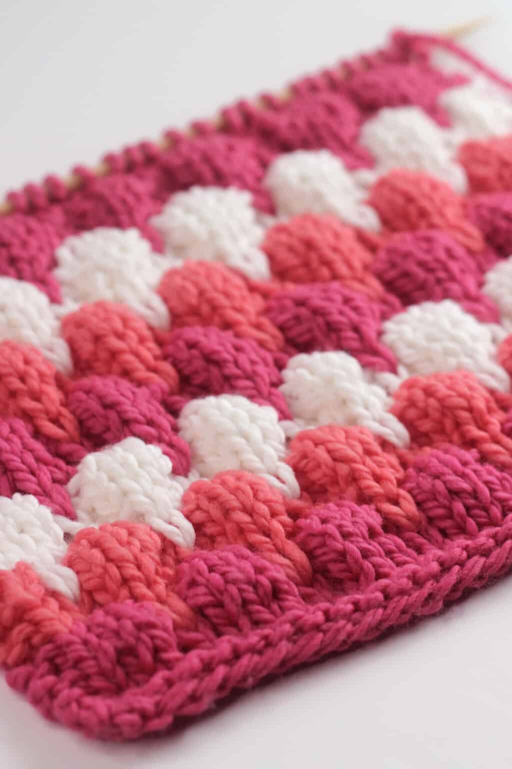 Bubble Stitch Knitting Pattern - Studio Knit