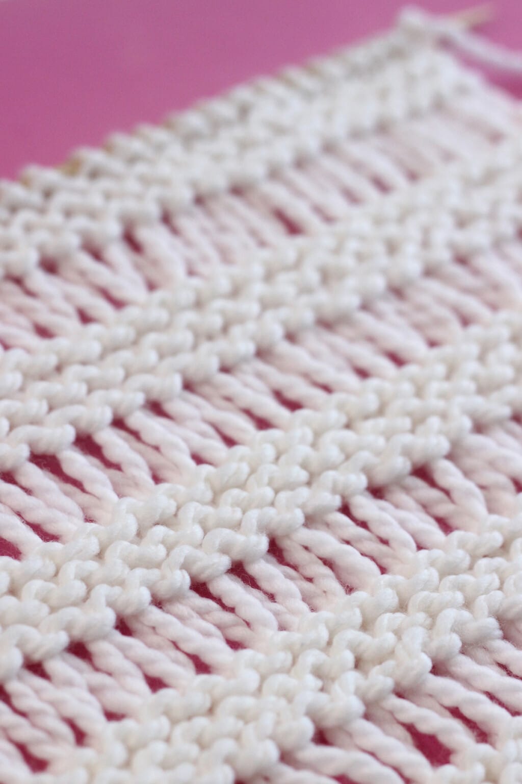 Drop Stitch Garter Knitting Pattern - Studio Knit