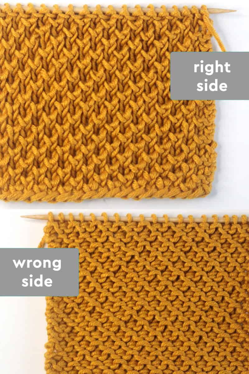 Bee Stitch Brioche Knitting Pattern - Studio Knit