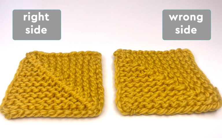 How to Knit Mitered Squares CDD Spine Seam - Studio Knit