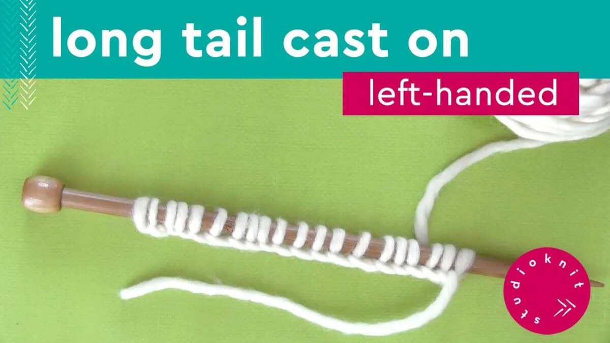 Left-Handed Knitting Video Collection - Studio Knit