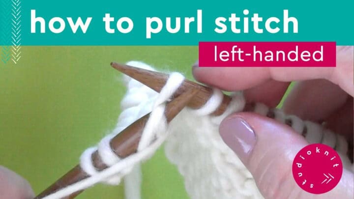 Left-Handed Knitting Video Collection - Studio Knit