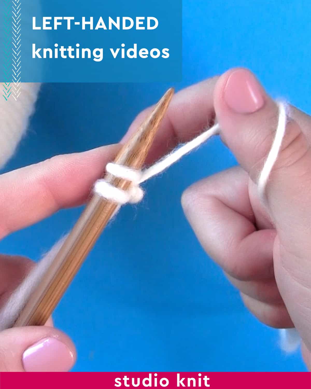 Left-Handed Knitting Video Collection - Studio Knit