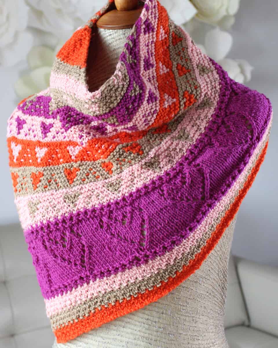 Ewe Heart Cowl – A Colorful Knitting Project - Studio Knit